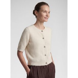Rabe Damen Strickjacke "Strickjacke", wei&szlig;, Gr. 40, unifarben, 69% Polyamid, 31% Viskose, Strickjacken