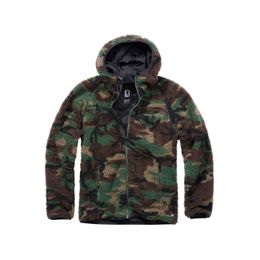 Brandit Herren Anorak "Brandit Herren Teddyfleece Worker Jacket", gr&uuml;n, Gr. S, unifarben, 100% Polyester, Jacken