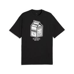Puma Herren T-Shirt "Junior Varsity Relaxed T-Shirt Herren", schwarz, Gr. XS, Obermaterial: 100% Baumwolle. Rippe: 80% Baumwolle, 20% Polyester,