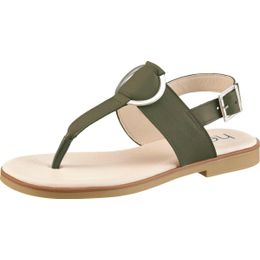 Heine Damen Sandale khaki Gr&ouml;&szlig;e 38