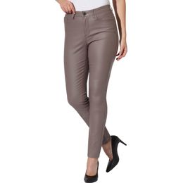 Heine Damen Bauchweg-Hose integriertes Power-Mesh dunkeltaupe Gr&ouml;&szlig;e 20