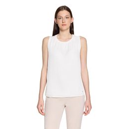 BETTY & CO BETTY & CO Damen T-Shirt "Damen mit Webbesatz", wei&szlig;, Gr. XXL, Obermaterial: 95% Viskose, 5% Elasthan, Shirts, Materialmix