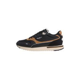 Pepe Jeans Herren Trainingsschuh "trainers BEXLEY ESSENCE M", Gr. 43, schwarz, 75% Polyurethan, 15% Polyamid, 10% Polyester, Schuhe