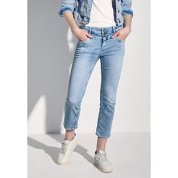 Street One Damen 7/8-Jeans "Style Jane", blau, Gr. 32, unifarben, Denim/Jeans, Obermaterial: 89% Baumwolle, 8% Polyester, 3% Elasthan, Jeans, im