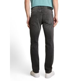 Tom Tailor Herren Straight-Jeans "Style MARVIN", grau, Gr. 40, unifarben, Denim/Jeans, Obermaterial: 99% Baumwolle, 1% Elasthan, Jeans, mit Stretch
