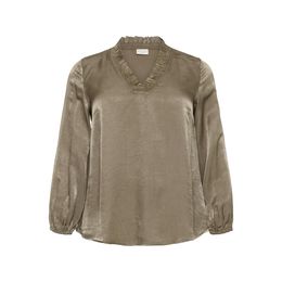 Kaffe Curve Bluse 'KCmilia' Damen Gr&ouml;&szlig;e XXXL braun