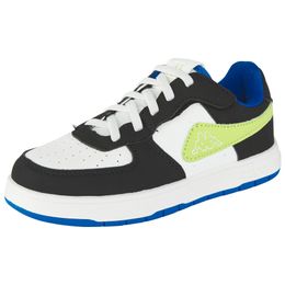 Kappa M&auml;dchen Sneaker "KORA", Gr. 33, schwarz, Synthetik, Schuhe, Mit praktischem Klettverschluss