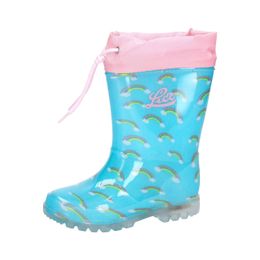 Lico M&auml;dchen Gummistiefel "Stiefel Power Blinky", Gr. 29, blau, Synthetik, Schuhe