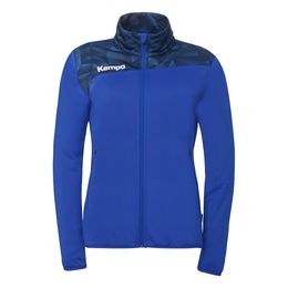 Kempa Damen Trainingsjacke "Trainingsjacke Athletics 29 Poly Women", blau, Gr. M, Obermaterial: 100% Polyester Pol. recyc.., Jacken