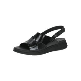 Caprice Sandalen in Schwarz Lack | Gr.: 37