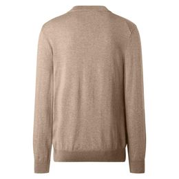 Maerz Muenchen Herren Cardigan "Maerz Muenchen 525901 Cardigan Herren Bekleidung", beige, Gr. 58, 50% Schurwolle, 50% Baumwolle, Strickjacken