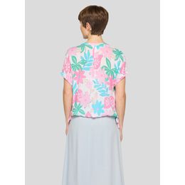 Rabe Damen Hemdblusekrokus, Gr. 40, bedruckt, Web, Obermaterial: 100% Viskose, Blusen, mit All-Over Print