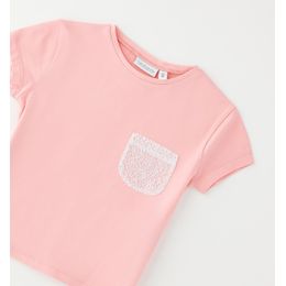 sarabanda M&auml;dchen T-Shirt "BABY GIRL SUMMER T-SHIRT"pink, Gr. 122, 95% Baumwolle, 5% Elasthan, Shirts