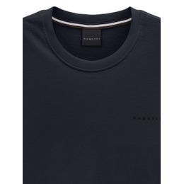 Bugatti Herren T-Shirt "Modern Fit"390, marine, Gr. XL, unifarben, 100% Baumwolle, Shirts, Modern Fit Baumwolle Rundhals Frontprint