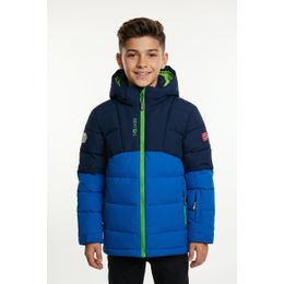 Trollkids Jungen Funktionsjacke "KIDS GRYLLEFJORD JACKET", blau, Gr. 164, unifarben mit Farbeins&auml;tzen, Web, Obermaterial: 100% Polyester. Futter: