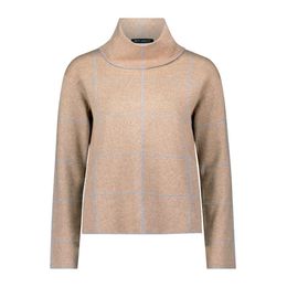 Betty Barclay Strickpullover mit Lurexfaden in Patch Beige/Grey | Gr.: 46