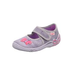 Superfit Hausschuh BELINDA in Hellgrau/Pink | Gr.: 26