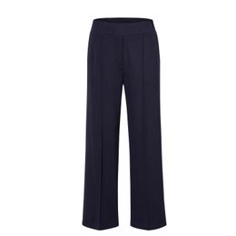 GOLDNER Damen Schlupfhose "Kurzgr&ouml;&szlig;e Elegante Sommerhose mit Dehnbund", blau, Gr. 20, Obermaterial: 67% Viskose CV. 27% Polyamid PA. 6% Elasthan EL.,