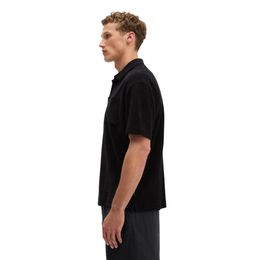Marc O'Polo MARC O'POLO Herren Poloshirt "aus Bio-Baumwoll-Frottee"schwarz, Gr. M, unifarben, Obermaterial: 100% Baumwolle, Shirts