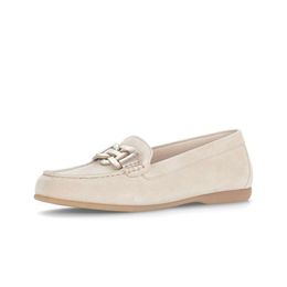 Gabor Damen Slipper "Slipper", Gr. 38,5, beige, Schuhe