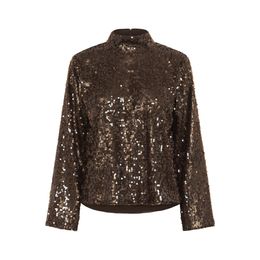 Kaffe Bluse 'KAZiggy' Damen Gr&ouml;&szlig;e XL umbra / dunkelbraun