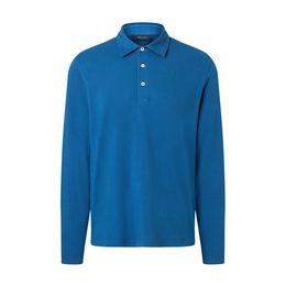 Maerz Muenchen Herren Poloshirt "Maerz Muenchen 646300 XT Langarm-Poloshirt Herren Bekleidung", blau, Gr. 46, 100% Baumwolle, Shirts