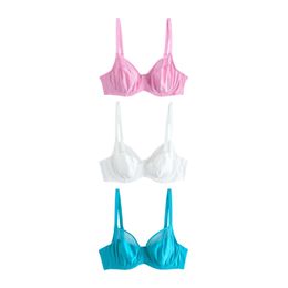 next BH Damen Gr&ouml;&szlig;e 90 aqua / hellpink / wei&szlig; Sommerkleid