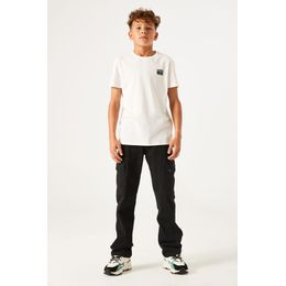 Garcia M&auml;dchen Cargohose, schwarz, Gr. 146, unifarben, Web, Obermaterial: 98% Baumwolle, 2% Elasthan, Hosen, for BOYS