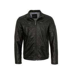 Bugatti Lederjacke Lammnappa in Schwarz | Gr.: 52