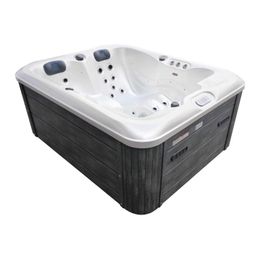 TroniTechnik&reg; Outdoor Whirlpool Spa ENNA 200cm x 160cm inkl. Treppe