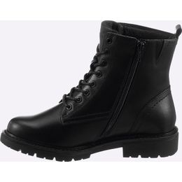 Jana Damen Stiefelette, Gr. 42, schwarz, Glattleder, Schuhe