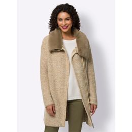 Heine Damen Longcardigan, Braun, Gr. 34, Strickjacken, Material: Polyacryl