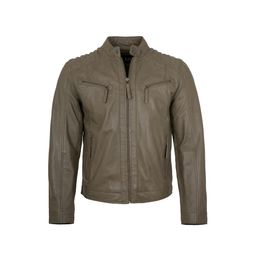 Jilani Lederjacke Lammnappa in Dunkelsand | Gr.: 60