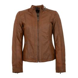 7eleven Lederjacke Lammnappa in Cognac | Gr.: 44