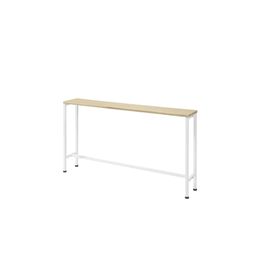 sobuy Konsolentisch Flur Hell Eiche 19,99x119,99x65cm Industriell
