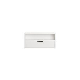 sobuy Bettablage mit 1 Schublade Wei&szlig; 45x25x22cm Funktional