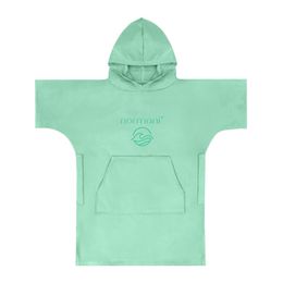Normani Kinder Mikrofaser Badeponcho Luquillo in Minze | Gr.: 116/128