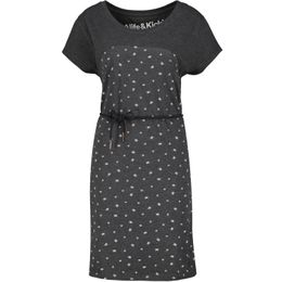 alife and kickin ALIFE & KICKIN Damen Blusenkleid, grau, Gr. XS, 65% Baumwolle, 35% Polyester, Kleider
