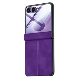 Wigento + 9H Schutzglas f&uuml;r Samsung Galaxy Z Flip8 Scharnier Schutz