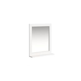sobuy Wandspiegel mit 1 Ablage Wei&szlig; 40x10x49,2cm Klassisch