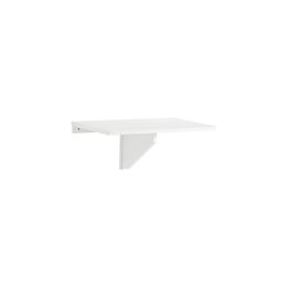 sobuy Wandklapptisch faltbar Wei&szlig; 60x40x26cm Funktional