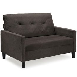 TecTake&reg; Sofa, 2-Sitzer, 300 kg belastbar, abnehmbare, waschbare Bez&uuml;ge, 121,5 x 77 x 91 cm