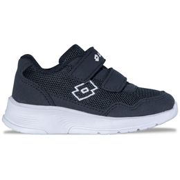 Lotto M&auml;dchen Sneaker, Gr. 27, schwarz-wei&szlig;, Kunstfaser, Synthetik, unifarben, Schuhe, - in kinderfu&szlig;gerechter Passform