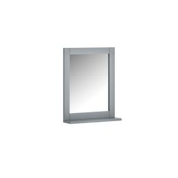sobuy Wandspiegel mit 1 Ablage Grau 40x10x49,2cm Klassisch