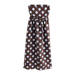 next Kleid Damen Gr&ouml;&szlig;e 44 hellblau / braun Sommerkleid