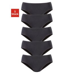 Damen Jazz-Pants Slips, PETITE FLEUR BY LASCANA, Gr. 48, schwarz, Obermaterial: 95% Baumwolle, 5% Elasthan, unifarben, Unterhosen, aus elastischer