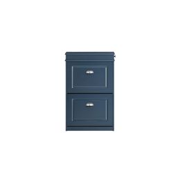 sobuy Schuhschrank mit 1 Schublade Blau 53,5x24x82,5cm Modern