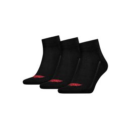 Levi's LEVI'S Herren Kurzsocken "Socken Mid Cut Batwing Logo Recycled Cotton 3P 3er Pack", Gr. 43, schwarz, Obermaterial: 73% Baumwolle CO. 22% Polyester