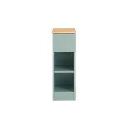 sobuy Nachttisch mit 1 Schublade Gr&uuml;n 35x20,2x60cm Modern