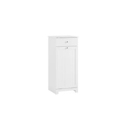 sobuy Badunterschrank mit 1 Schublade Wei&szlig; 40x38x90cm Funktional